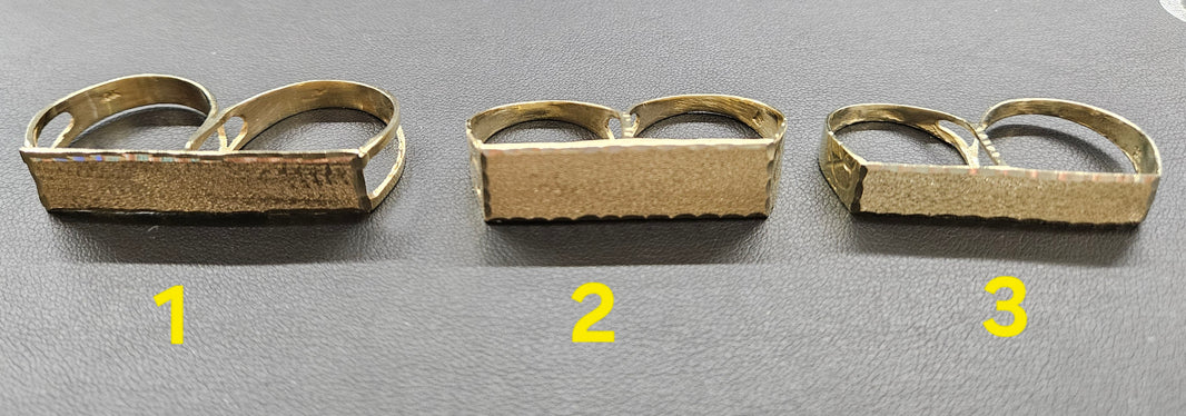 Men's Two Finger Rings – WATERMAN JOHN JEWELRY INC.