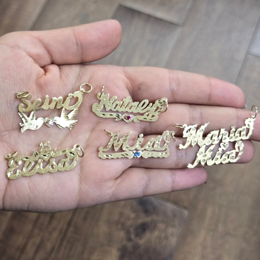 10K and 14k Custom Name Plate, Gold Name Plate, Gold Custom Plate for ...